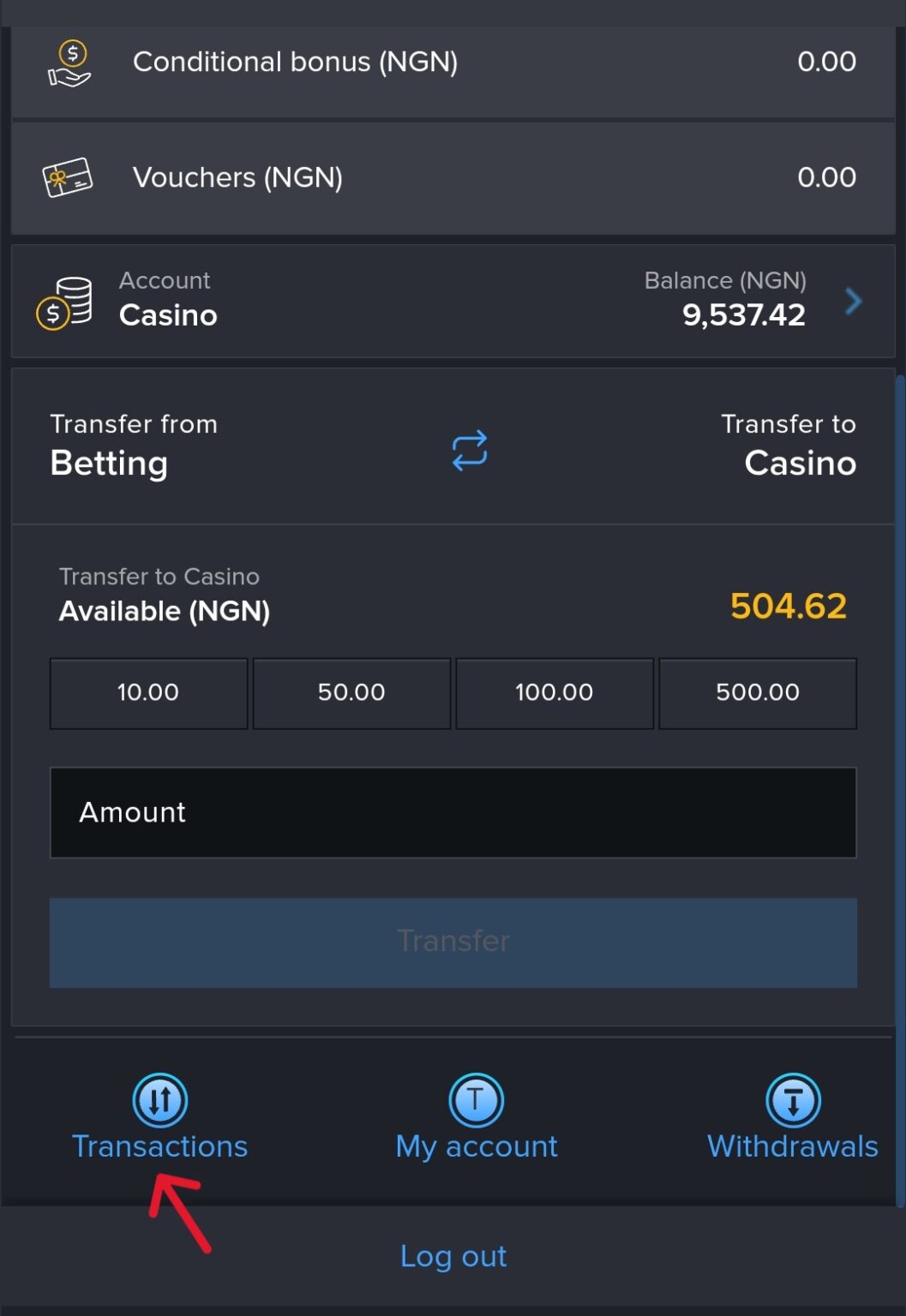 How Do I check my transaction history? – Mozzartbet